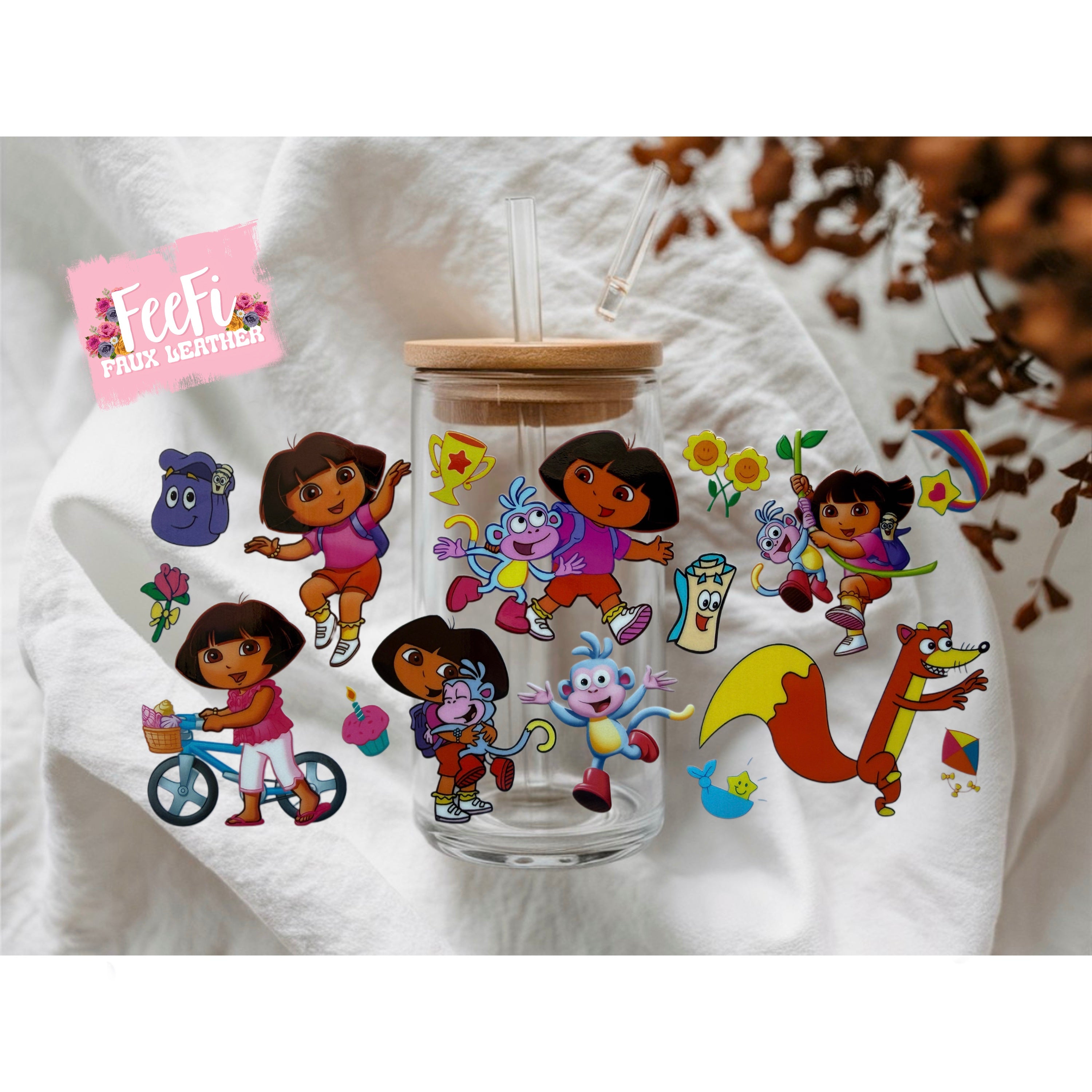 Dora UV DTF Cup Wrap – Easy Cup Wrap for Tumblers & Projects ...