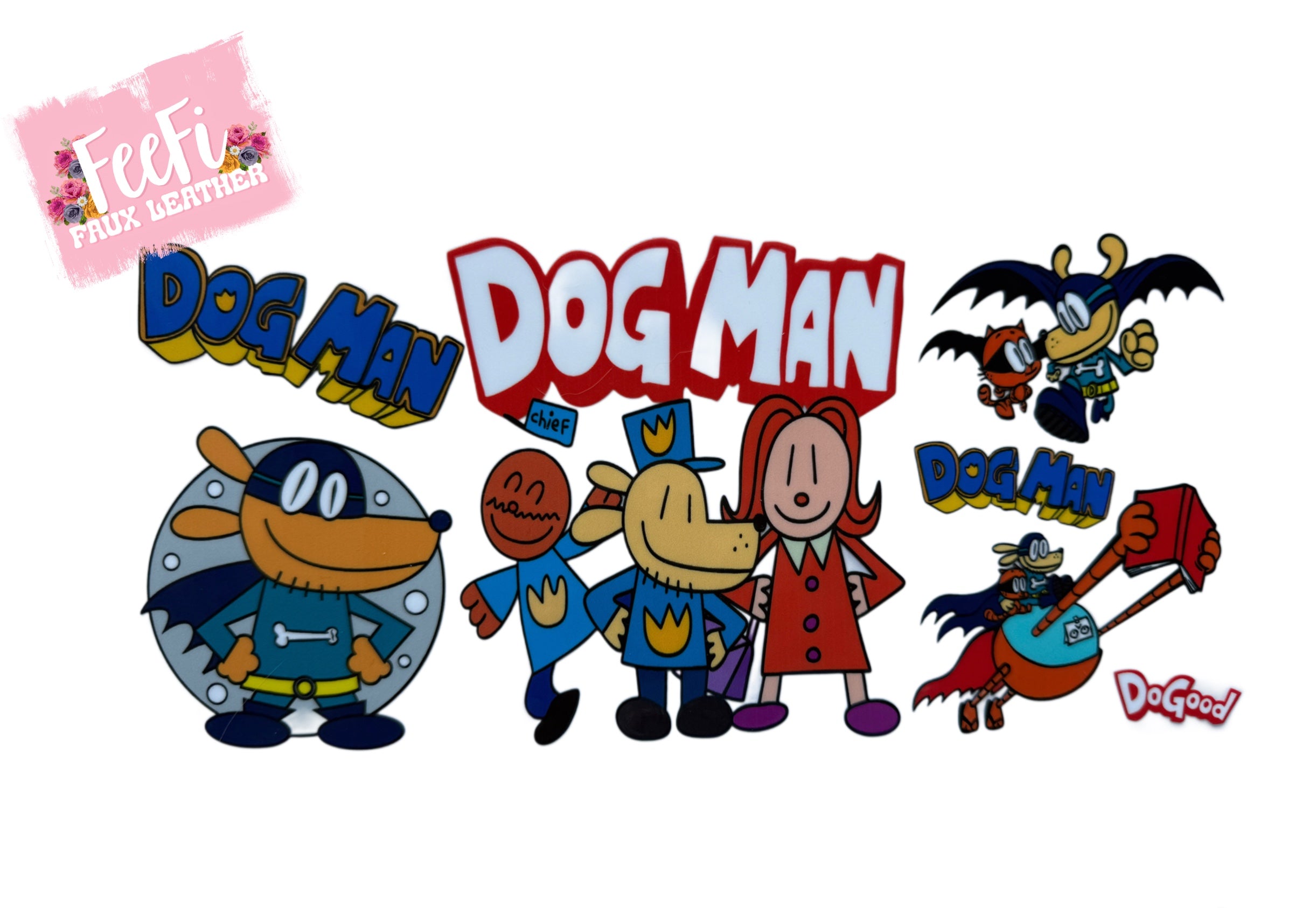 DogMan UV DTF Cup Wrap – Easy Cup Wrap for Tumblers & Projects ...
