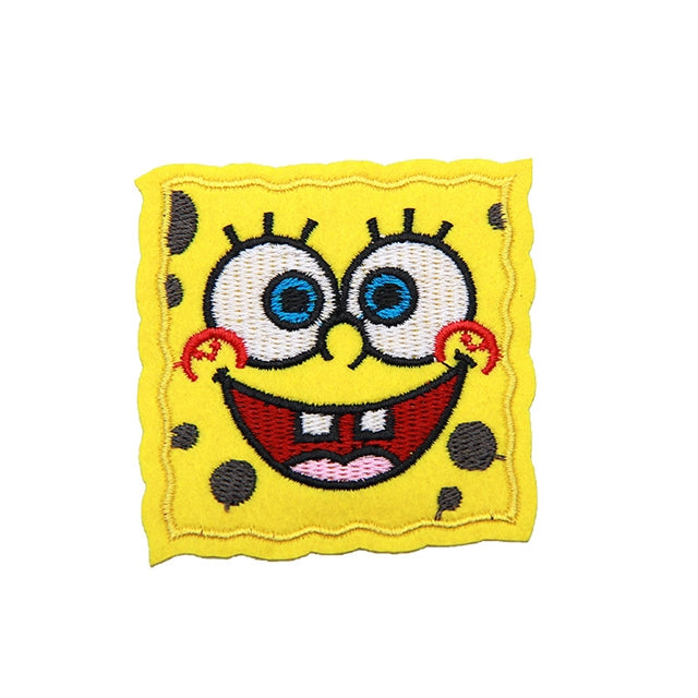 SpongeBob Embroidery Patch – FeeFiFauxLeather