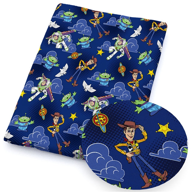 Toy Story Printed Bullet Fabric – FeeFiFauxLeather