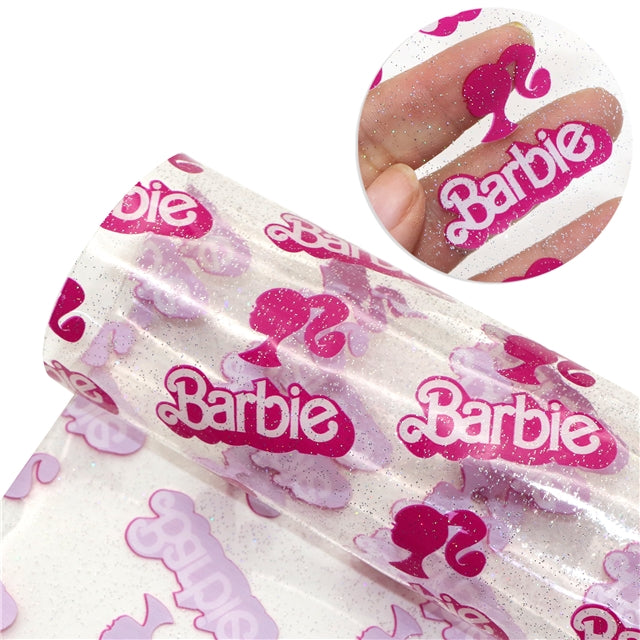 Barbie Printed See Through Sheet Clear Transparent Sheet – FeeFiFauxLeather